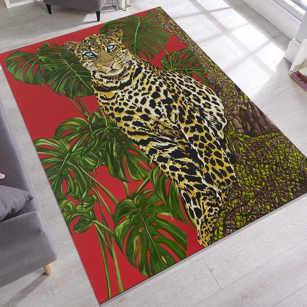Animal Print Rug - Etsy