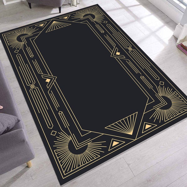 Art Deco Rug - Etsy