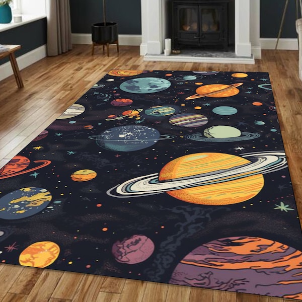 Galaxy Space Rugs - Etsy