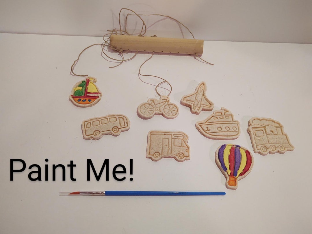 Make Your Own Clay Wind Chime Kit Car Vehicle and Travel Theme - Etsy