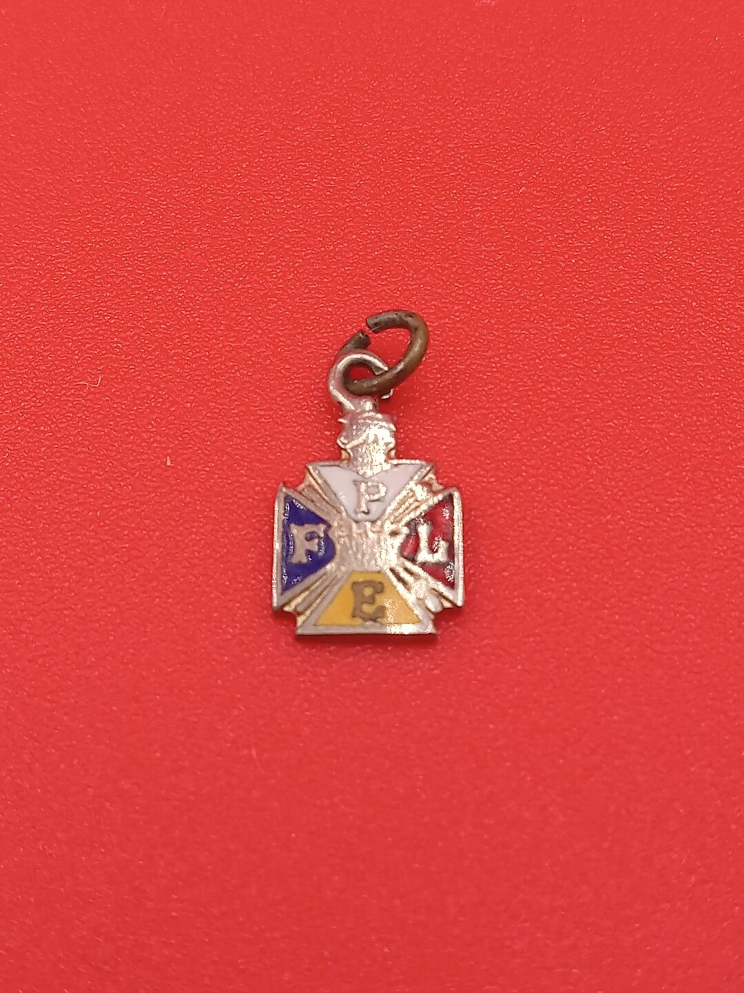 Knights of Pythias Enameled Pendant for a Necklace - Etsy