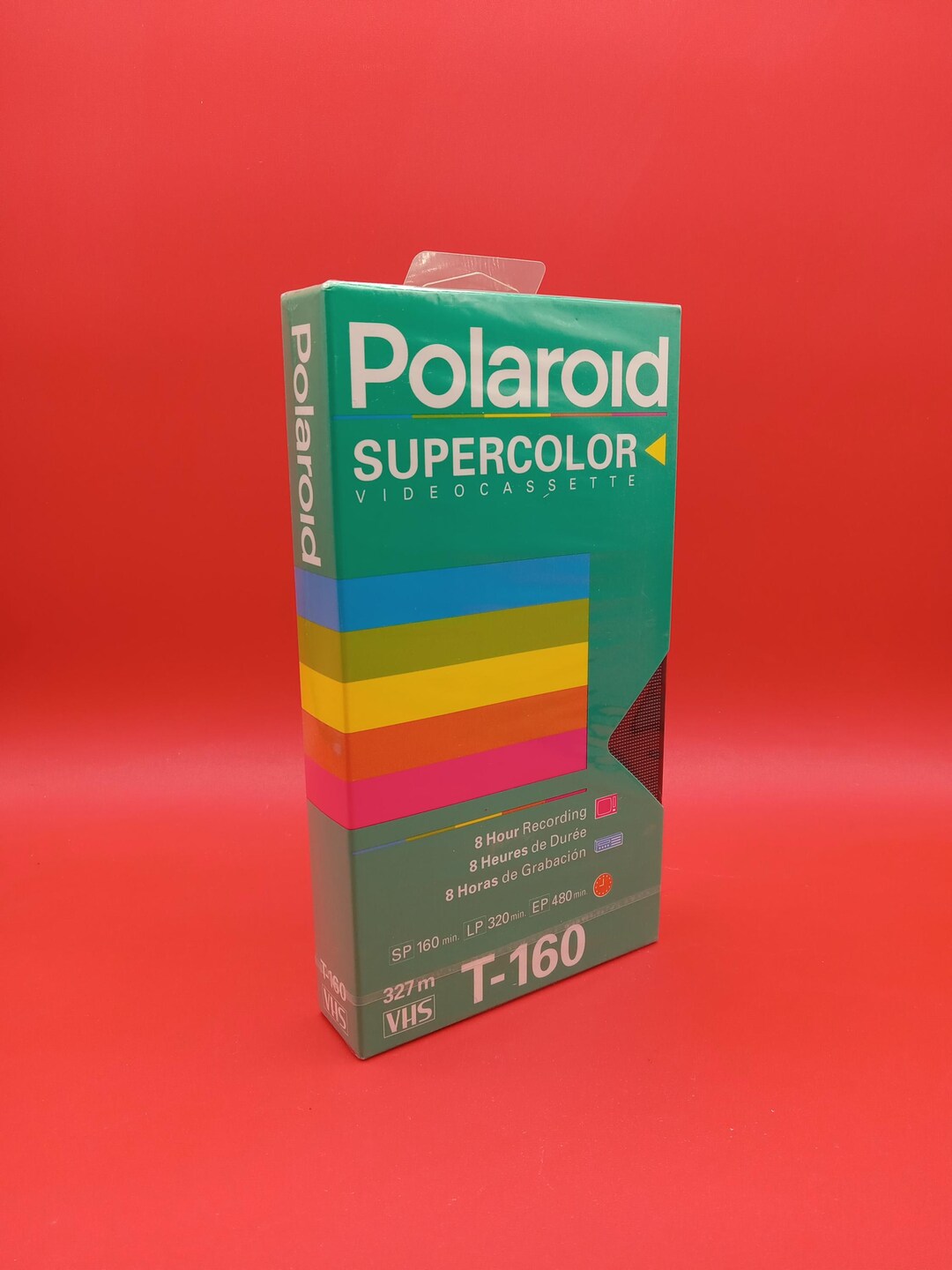 NOS Polaroid Supercolor Blank VHS for Recording 8 Hrs. of Recording ...