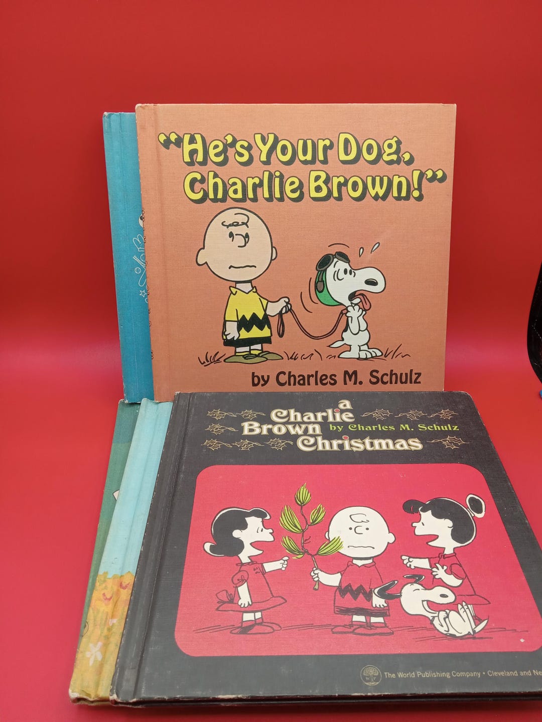 1960s-70 Set of 5 Charlie Brown Books by Charles Schulz Hardcover Color ...