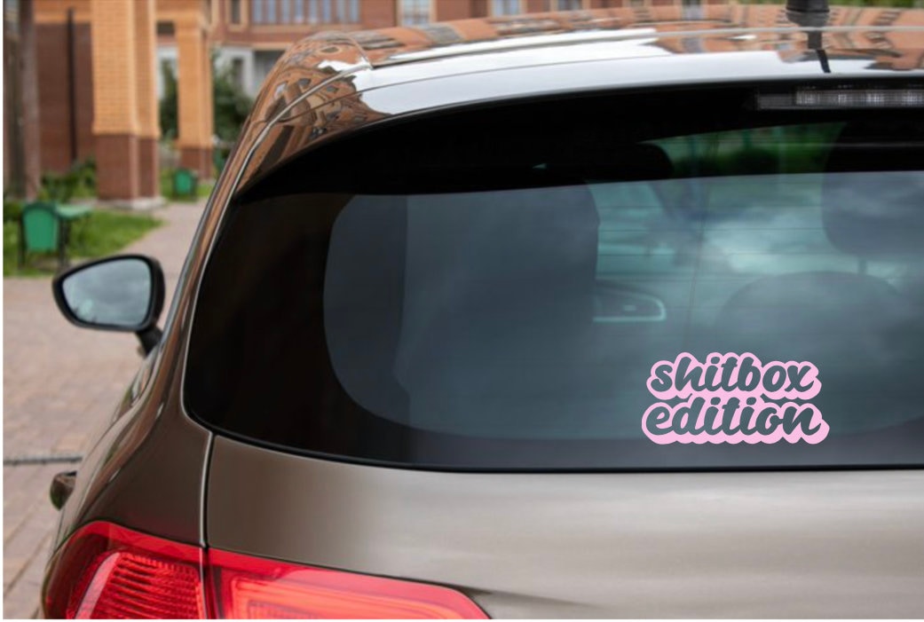 Shitbox Edition” Vinyl Decal Sticker - Etsy