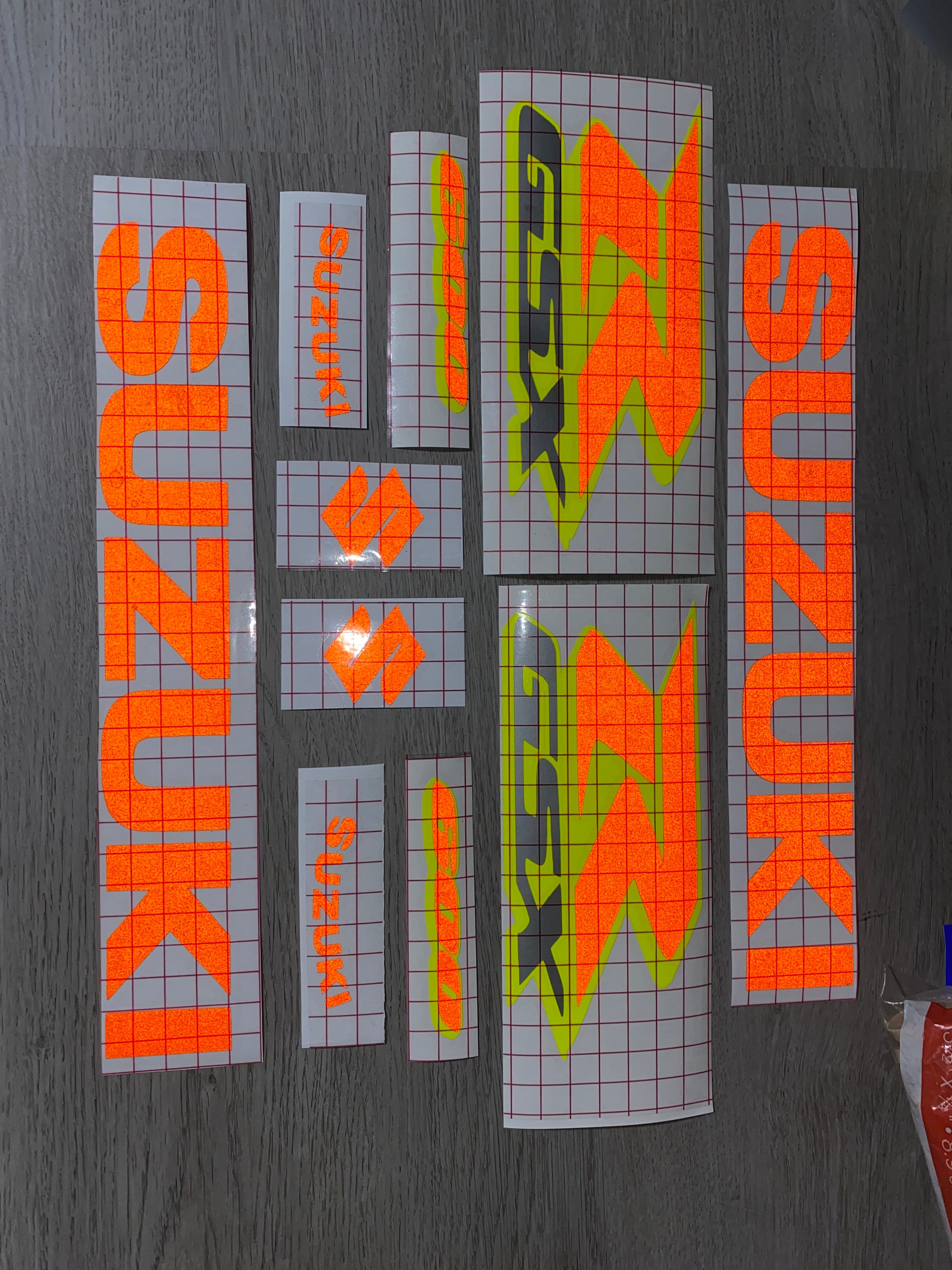 GSXR Decal Sticker Set Custom Colors - Etsy