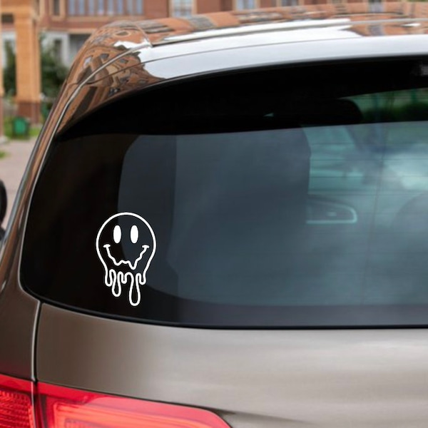 Evil Smiley Face Decal - Etsy