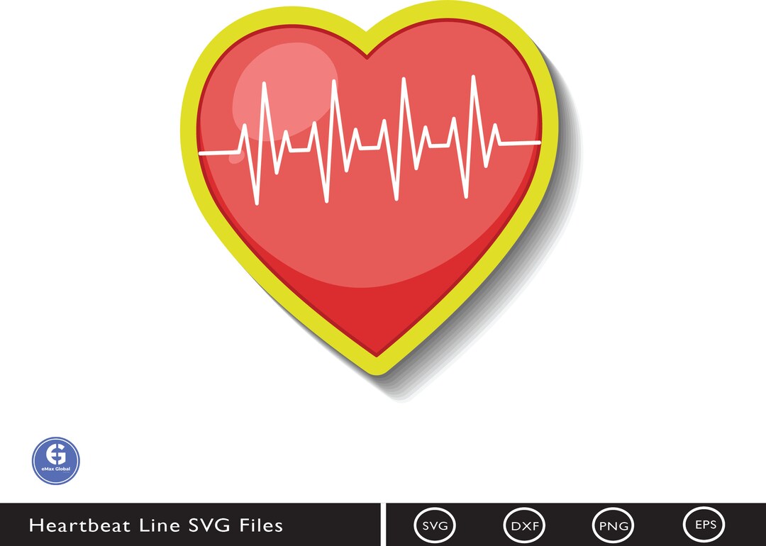Heartbeat Line Svg Ecg Ekg Cut Files Heartbeat Pulse Clip Art