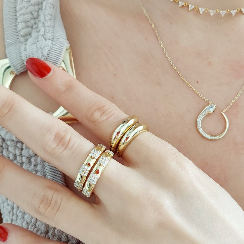 Simple Gold Ring - Etsy