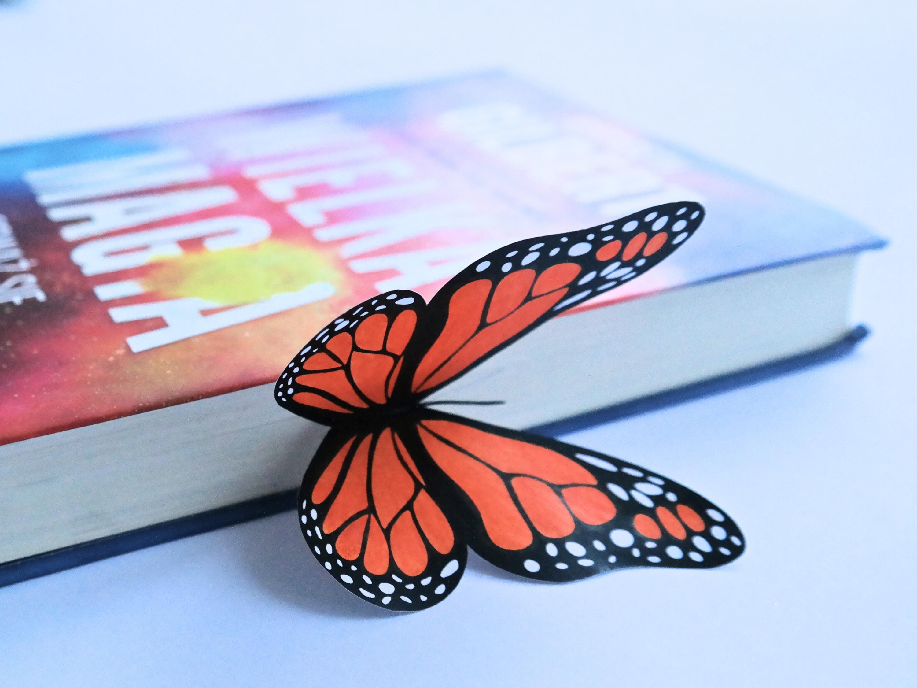 Butterfly Bookmarks | Printable Coloring Page | DIY Bookmark Craft ...