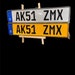 German Font Pressed Aluminium Number Plates With Country End Emblems - Etsy