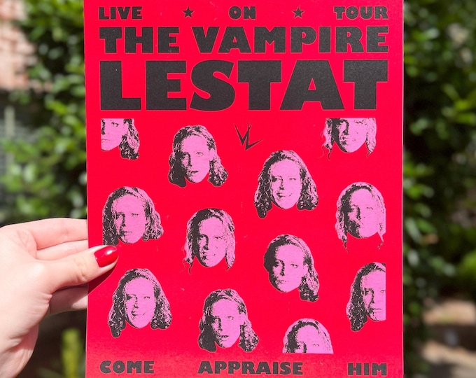 The Vampire Lestat - Live on Tour Poster, Interview With the Vampire Season 3 Art Print - Etsy