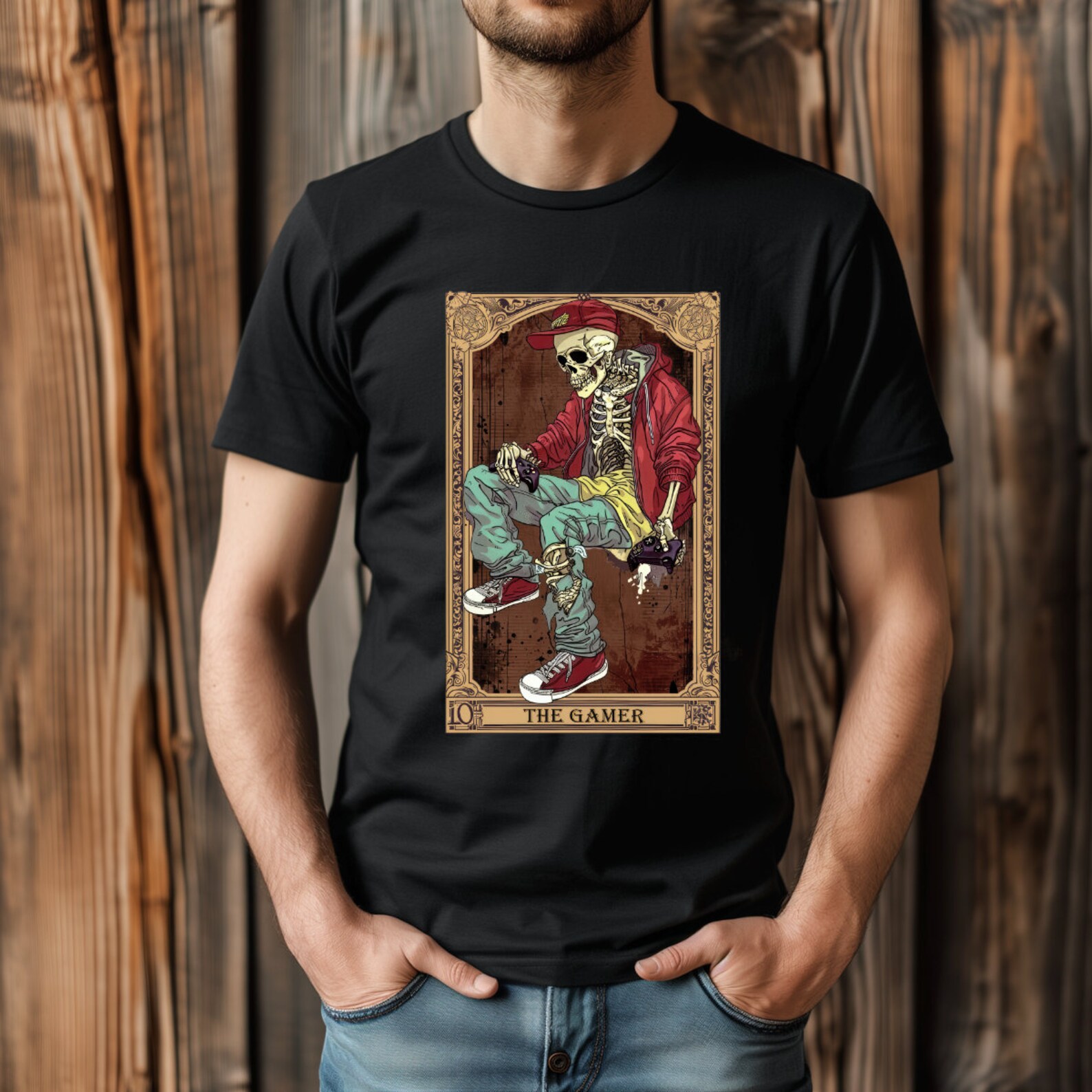 The Gamer Tarot Card Sublimation PNG, Sublimation Design, Urban ...