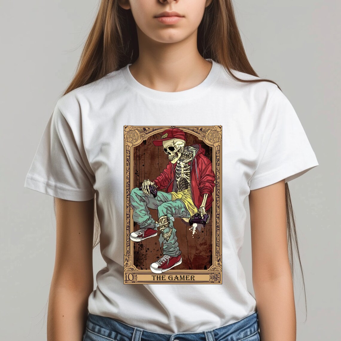 The Gamer Tarot Card Sublimation PNG, Sublimation Design, Urban ...