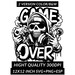 Game Over Skeleton Gamer Sublimation PNG: Urban Streetwear Art (digital ...