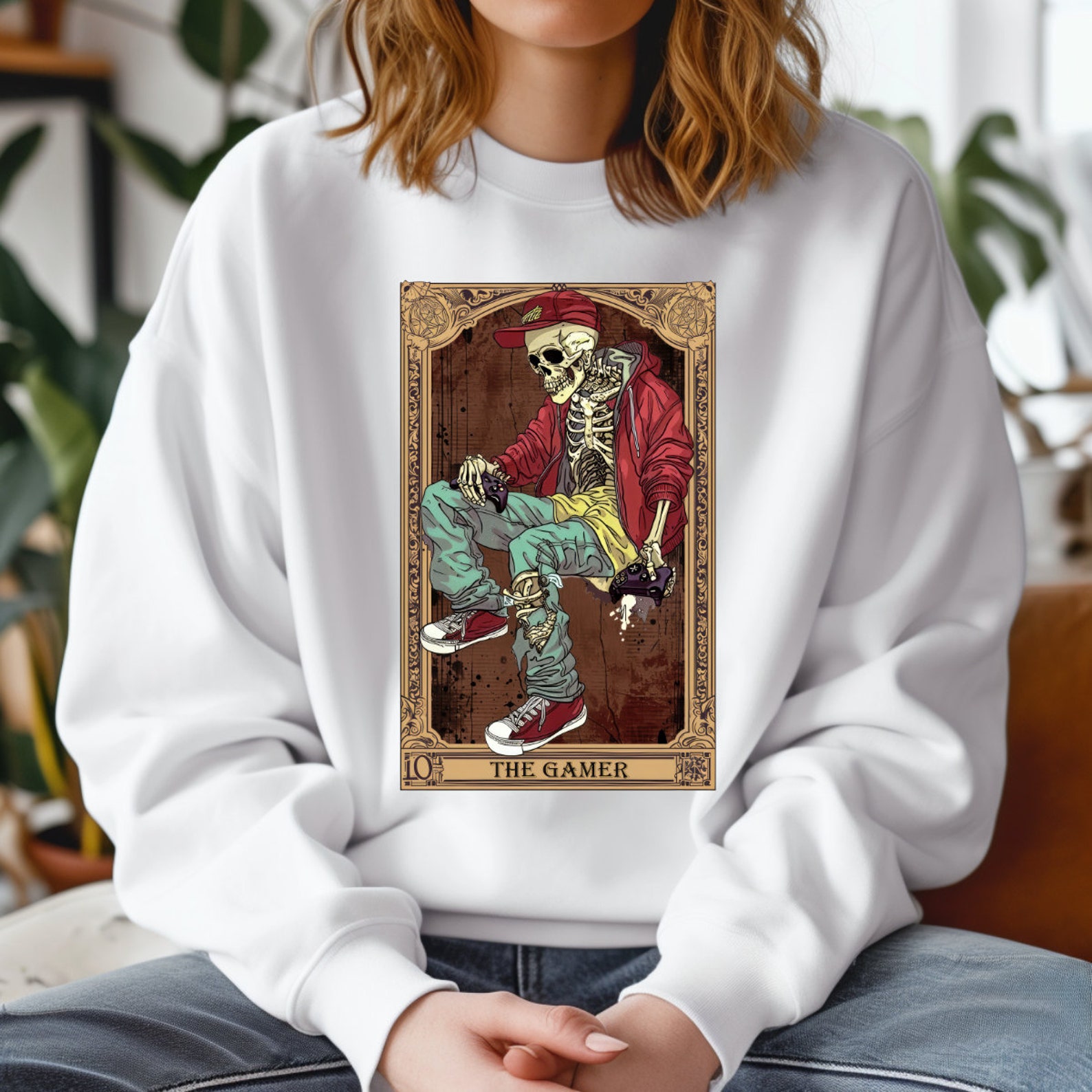 The Gamer Tarot Card Sublimation PNG, Sublimation Design, Urban ...