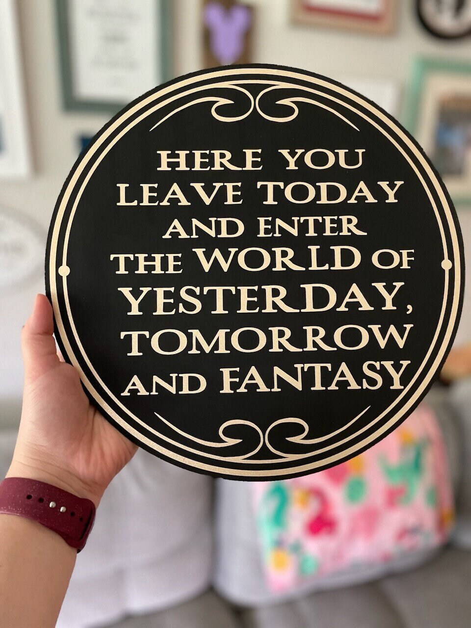 Walt Disney World Magic Kingdom Entrance Sign - Etsy