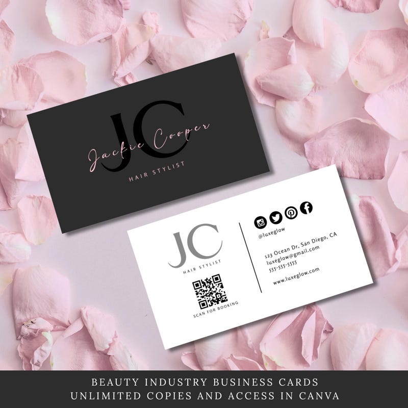 Medical Salon Business Card - Etsy UK