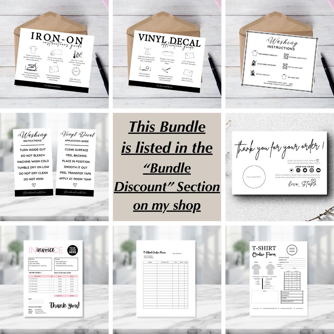 Vinyl Decal Application Guide Canva Template How to Apply DIY | Vinyl ...