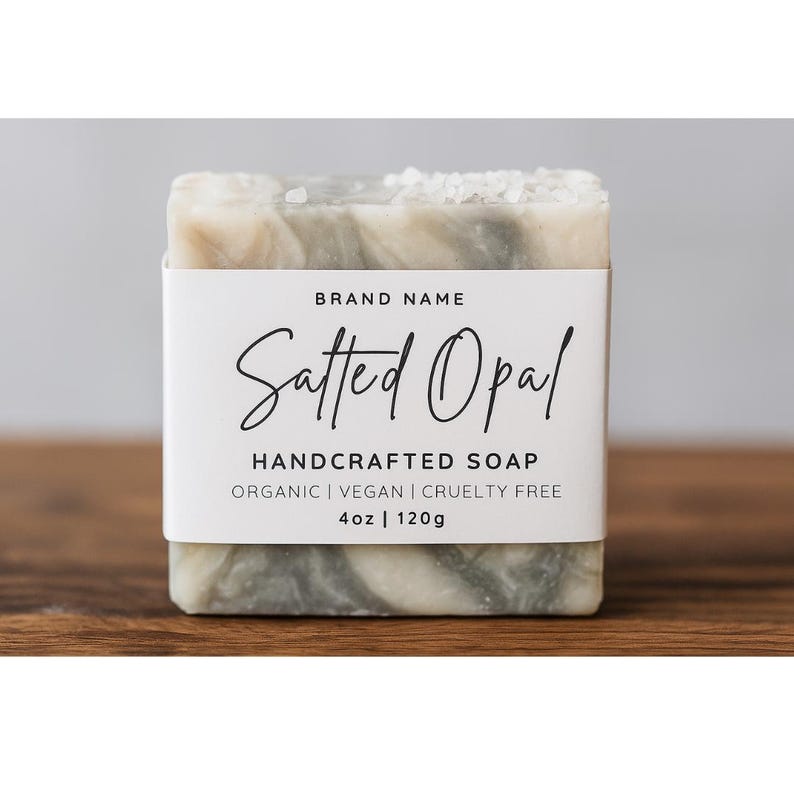 Editable Soap Label Template | Printable Soap Belly Band Wrap ...