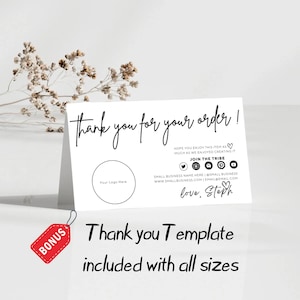 Printable Cookies Care Cards, Cookie Insert Guide, Bakery Business ...