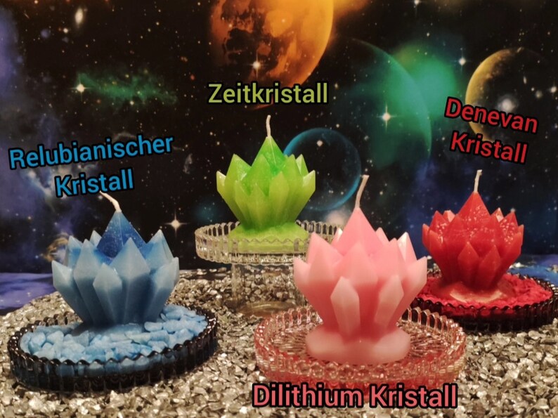 Star Trek Fanart Candle: Dilithium Crystal - Etsy