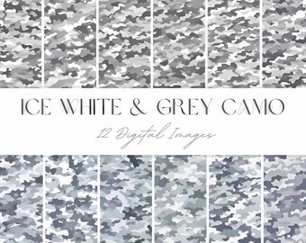 Seamless Realistic Camo Texture Digital Printable Paper, Green Tan ...