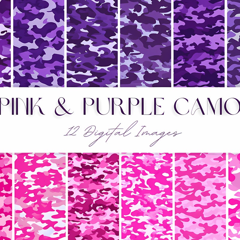 Purple Camo - Etsy
