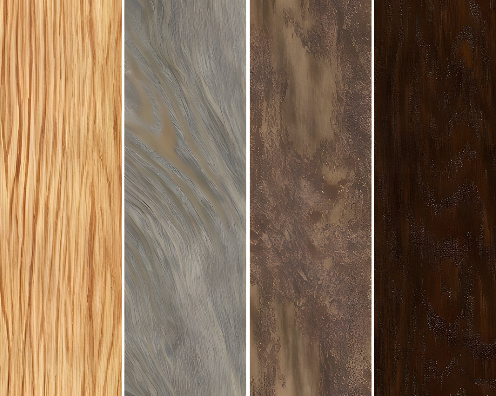 Seamless Wood Grain Texture Digital Printable Paper, Pine, Oak, Maple ...