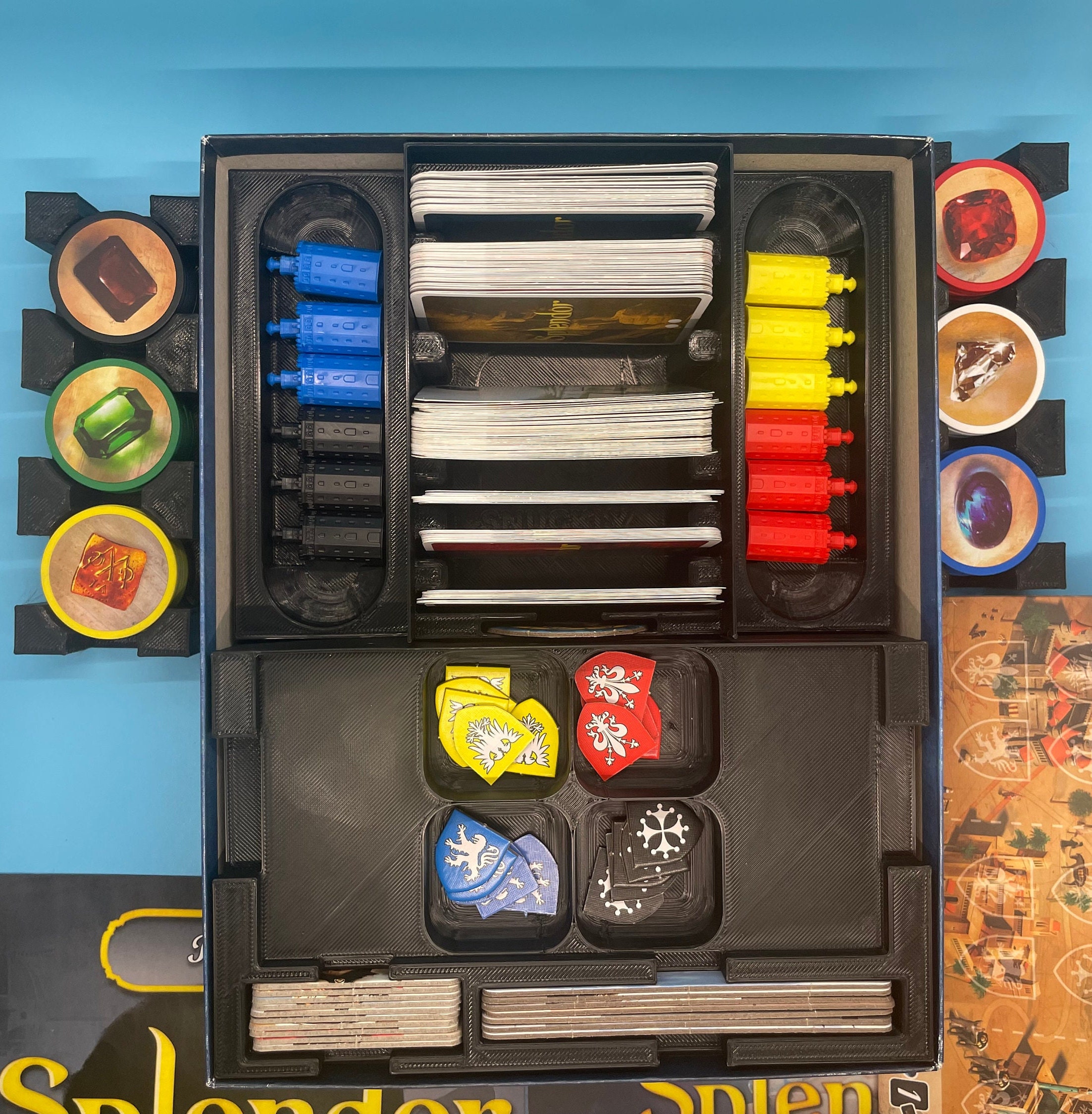 Splendor Cities of Splendor Expansion Board Game Organizer Insert ...