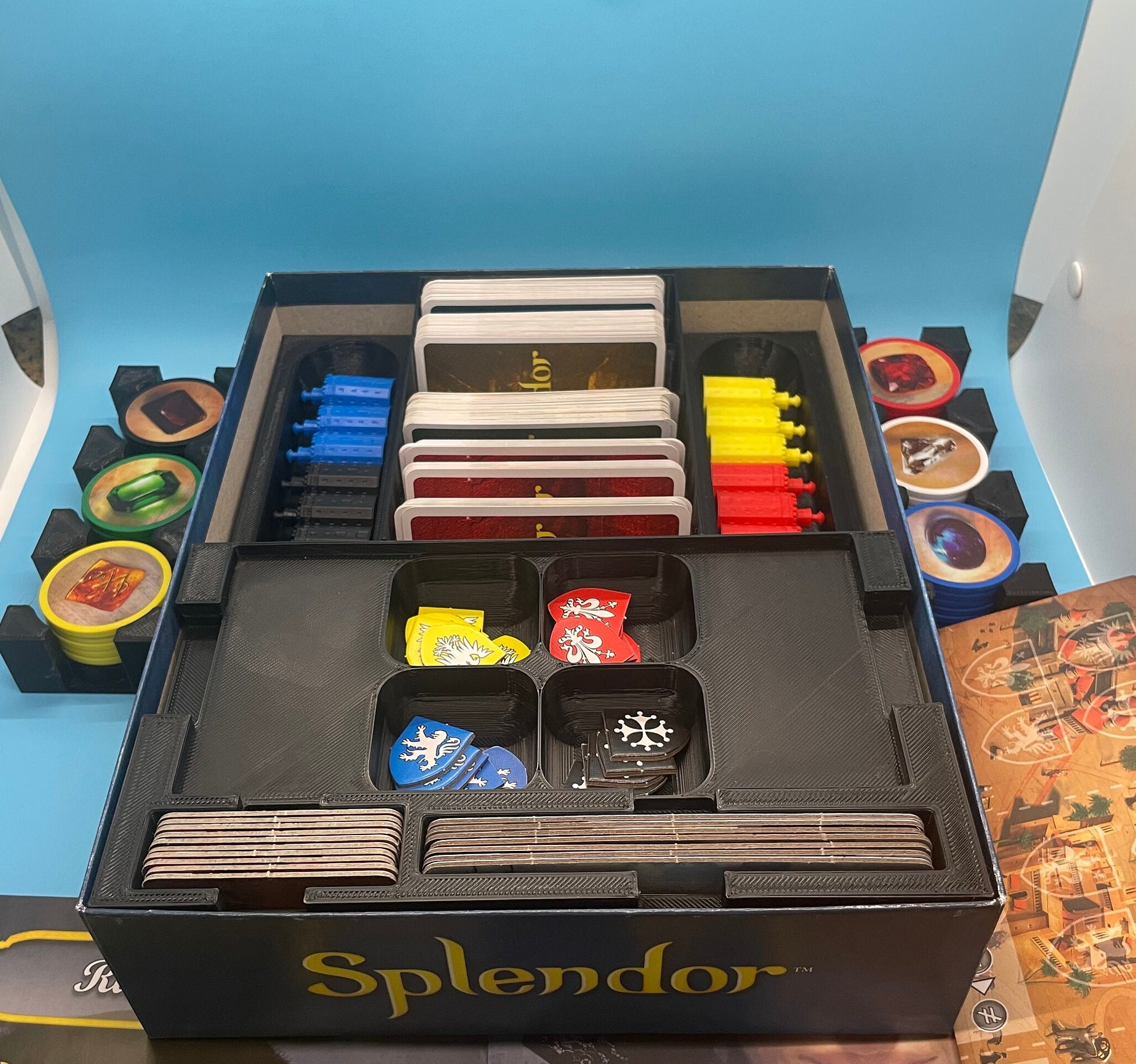 Splendor Cities of Splendor Expansion Board Game Organizer Insert ...