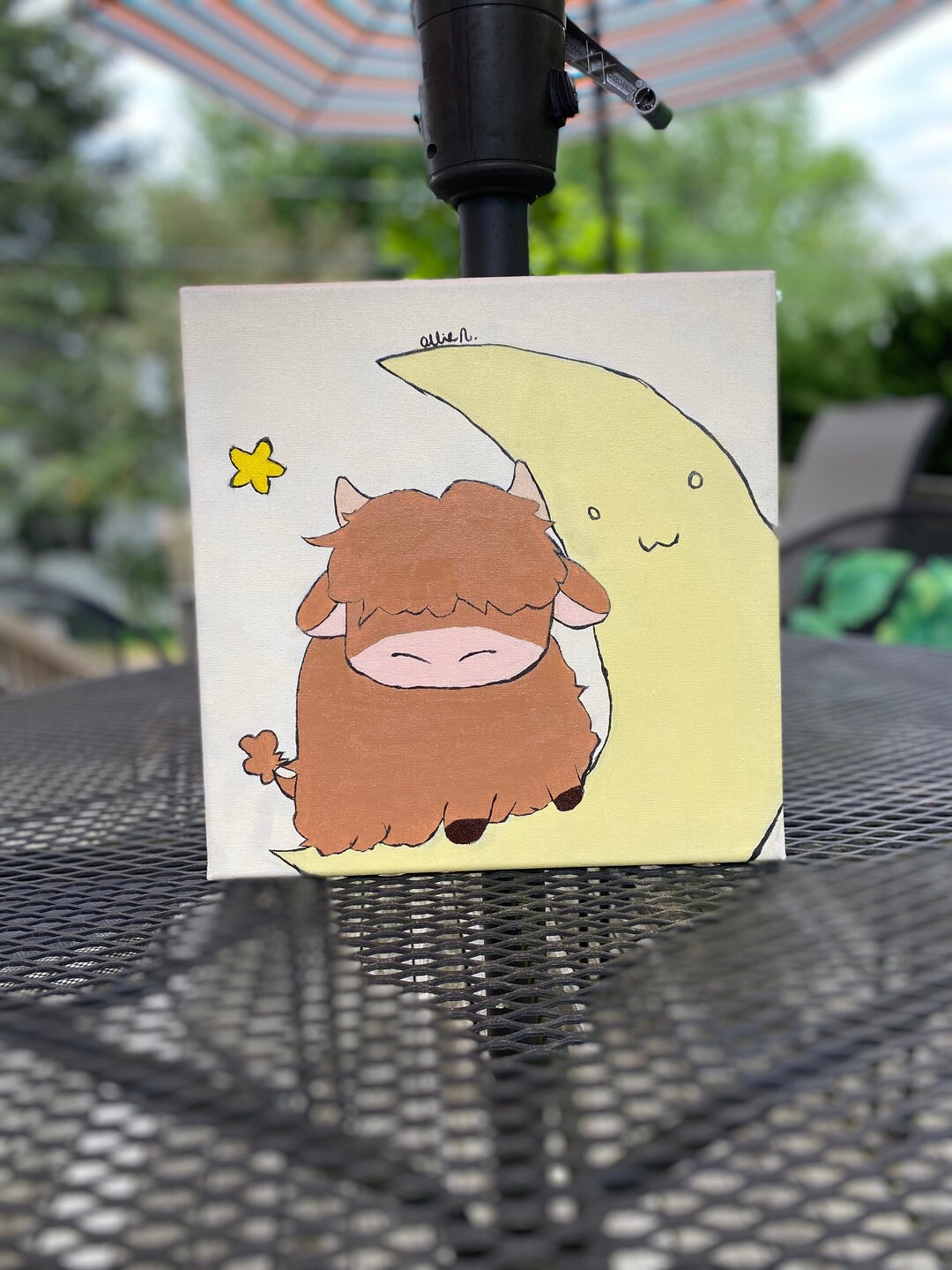 The Cow Jumped Over the Moon - Etsy