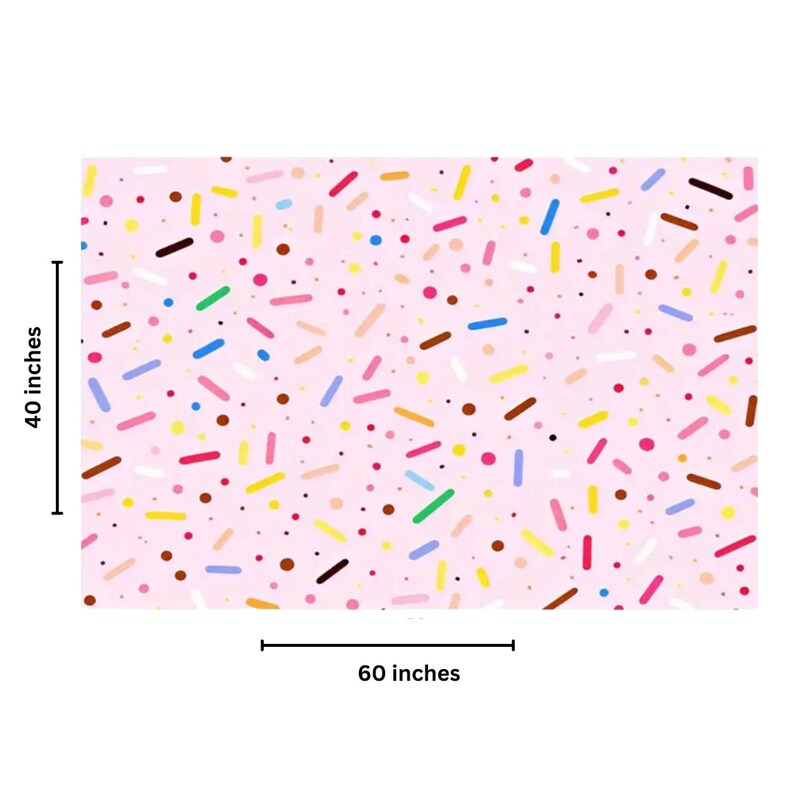 Pink Ice Cream Birthday Backdrop, Donut Party Backdrop, Sprinkle ...