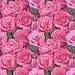 Illustrated Roses Pink #2 - 8 Printable Scrapbook Sheets - Seamless ...