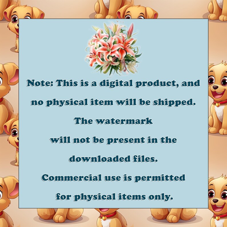 Cute Dogs #5 - 8 Printable Scrapbook Sheets - Seamless Tileable ...