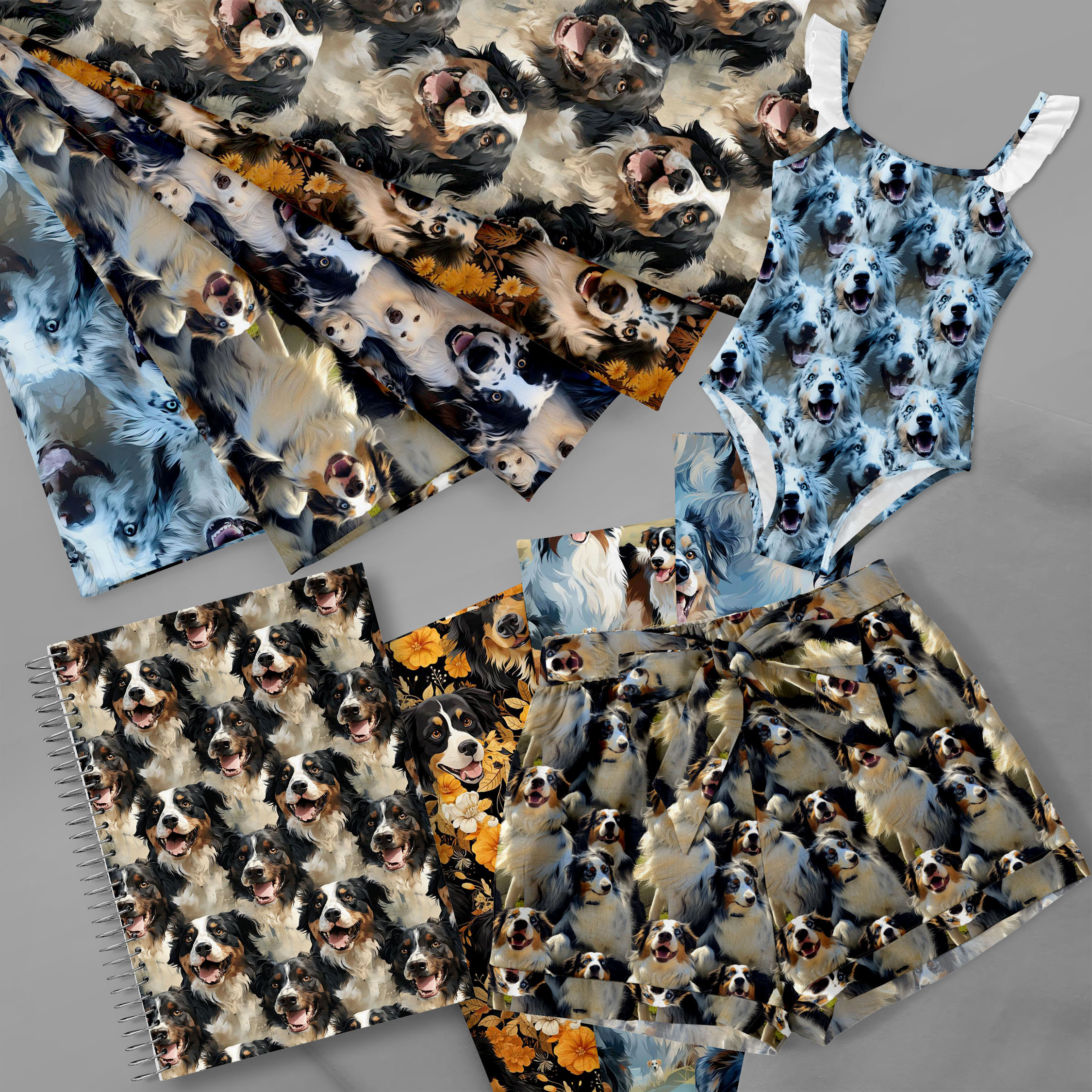 Dog Breeds Mega Bundle - 184 Printable Scrapbook Sheets - Seamless ...