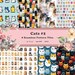 Cats #2 - 8 Printable Scrapbook Sheets - Seamless Tileable - Digital ...