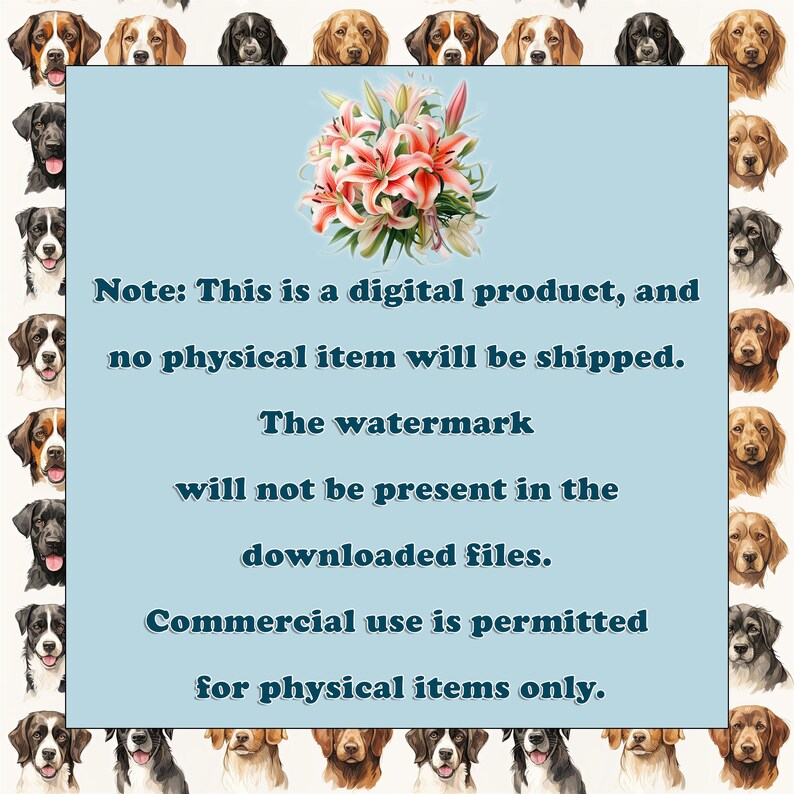 Cute Dogs #2 - 8 Printable Scrapbook Sheets - Seamless Tileable ...