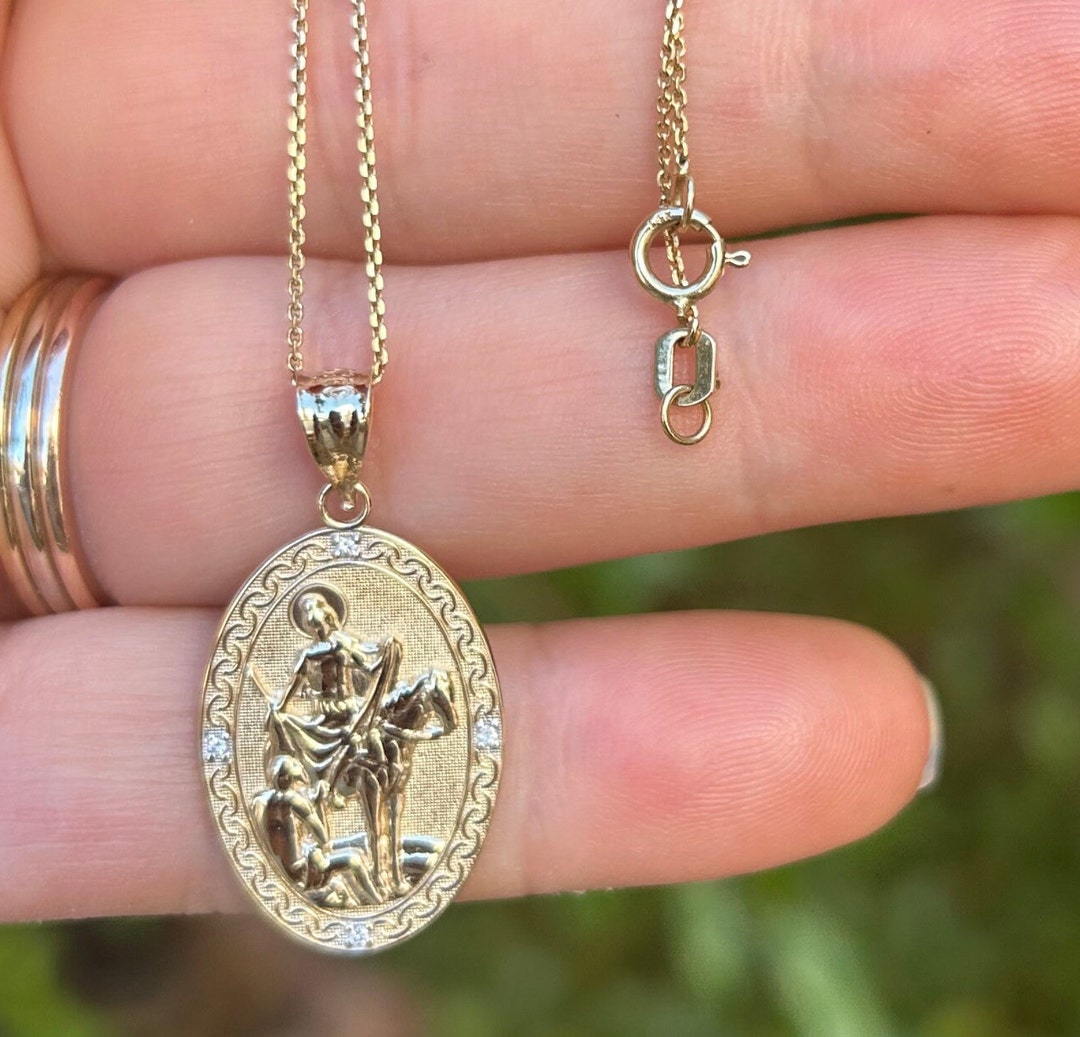 St Martin of Tours , Religious Pendant , Saint Pendant , Gift for Her ...