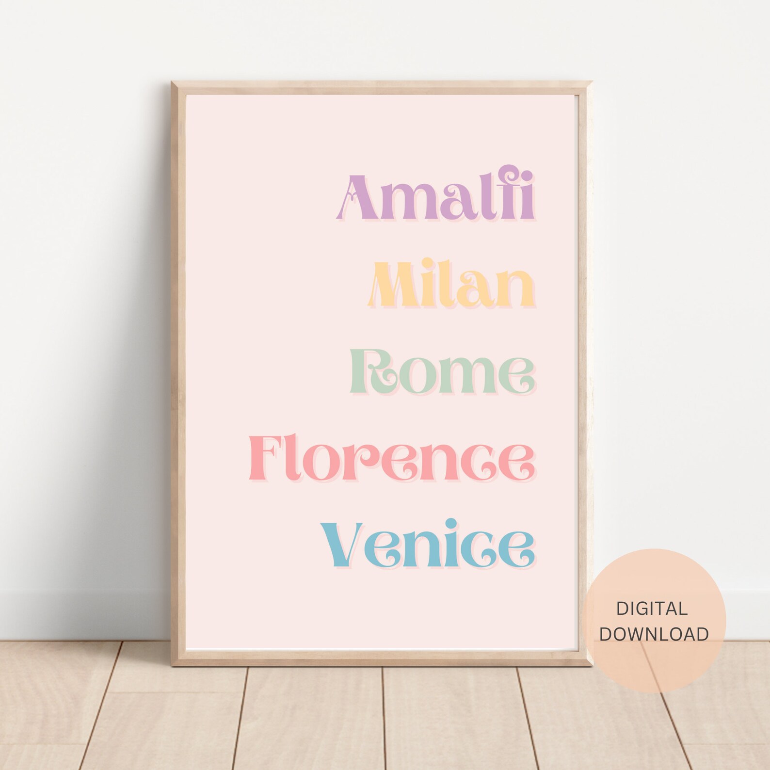 Italy Wall Art italian Dream Poster dreaming of Italy Italian Summer ...