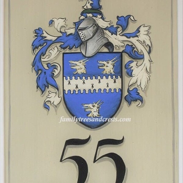 Custom Coat of Arms Wall Plaques - Etsy