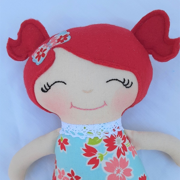 Red Haired Doll - Etsy