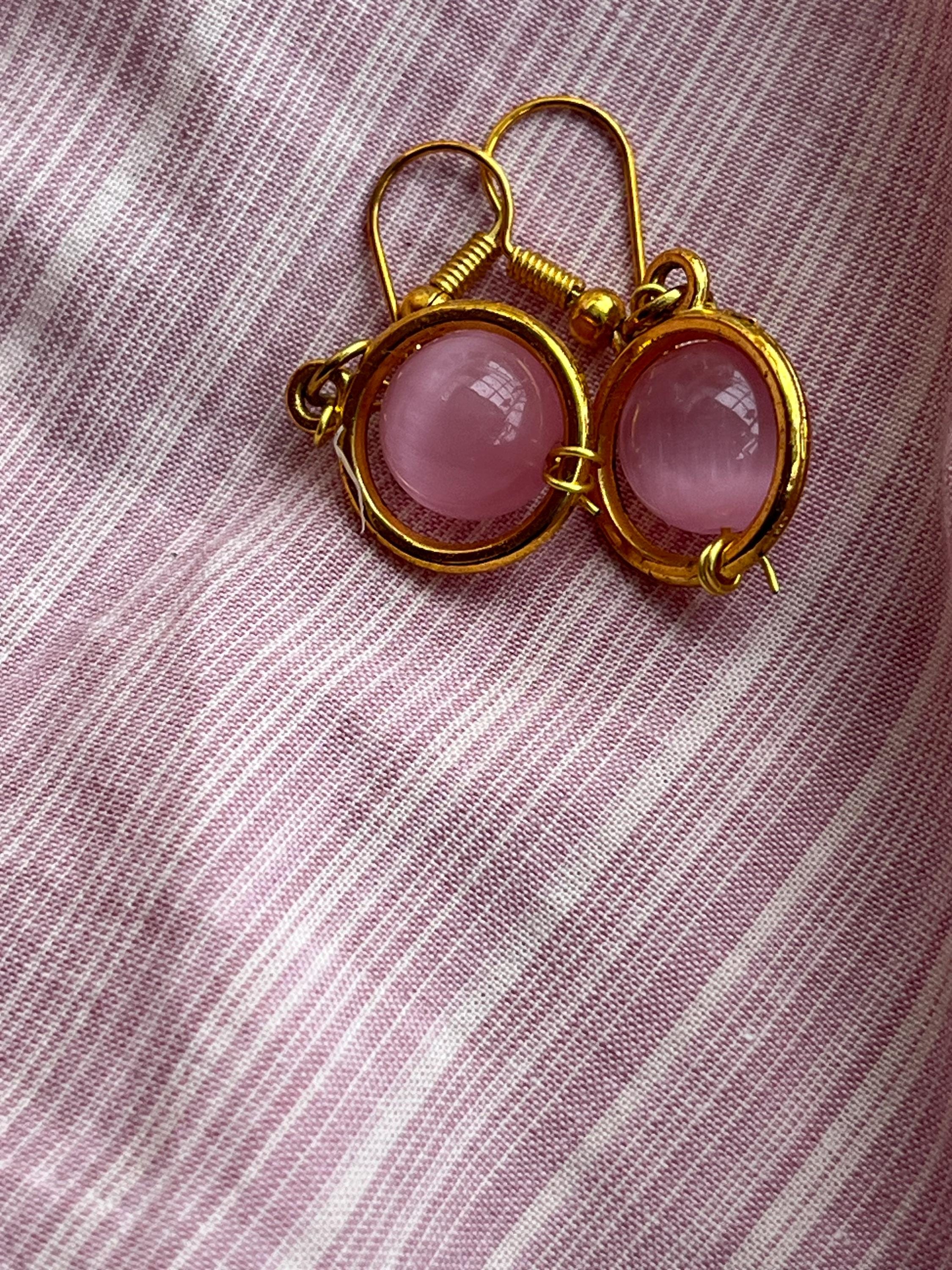 Goldie Drop Earrings, Dainty Glistening Earrings - Etsy