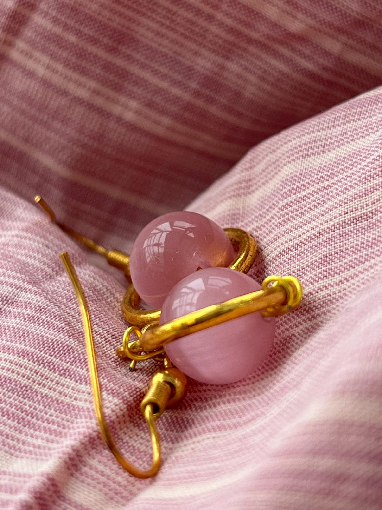 Goldie Drop Earrings, Dainty Glistening Earrings - Etsy