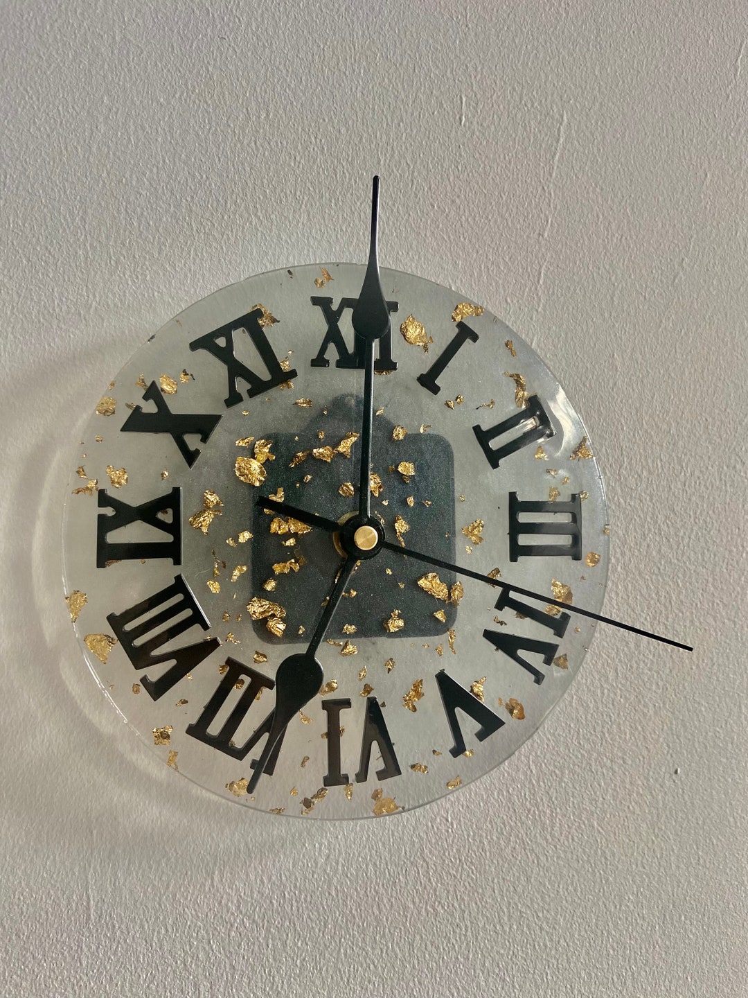 Handcrafted Wall Clock Customisable Gift - Etsy