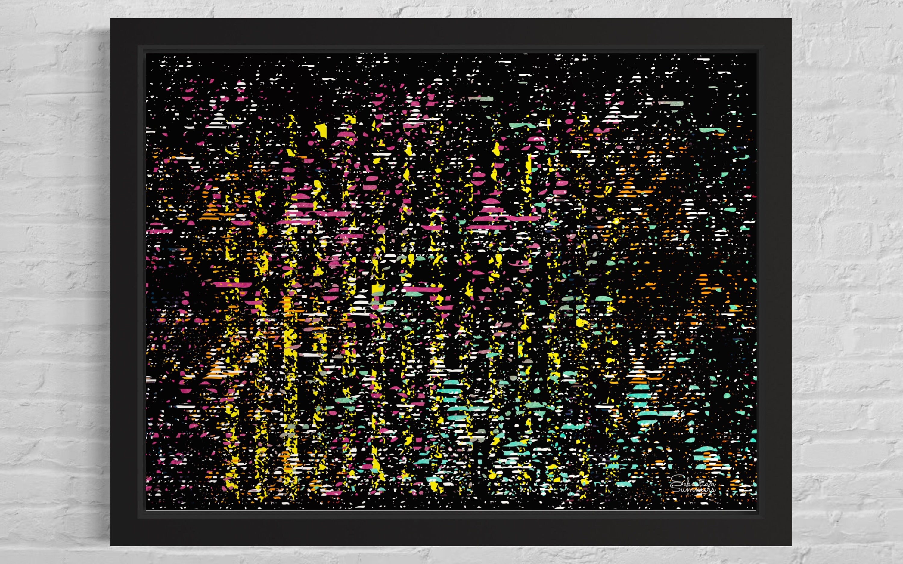 Abstract Energy Positive Vibration Wall Art Print With Custom - Etsy