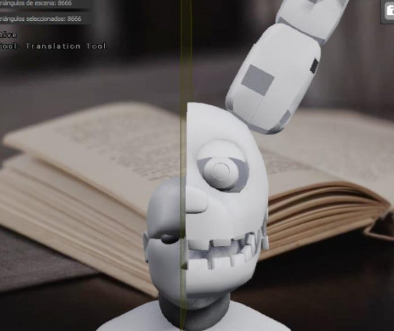 Springbonnie/springtrap - Pepakura Foam/cardboard Helmet Template for ...