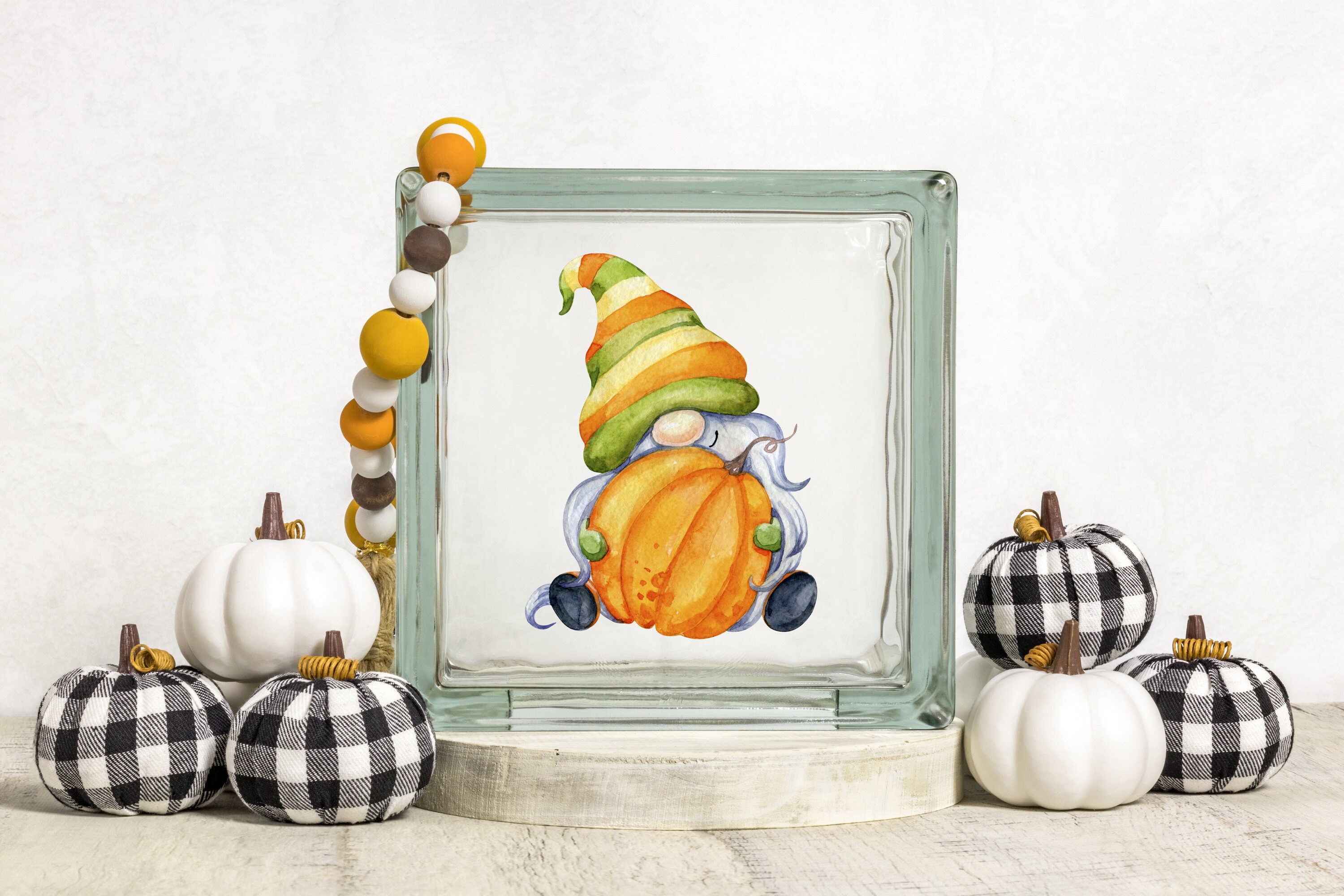 Watercolor Fall Gnomes Clipart, Thanksgiving Gnome PNG, Pumpkin Clip ...