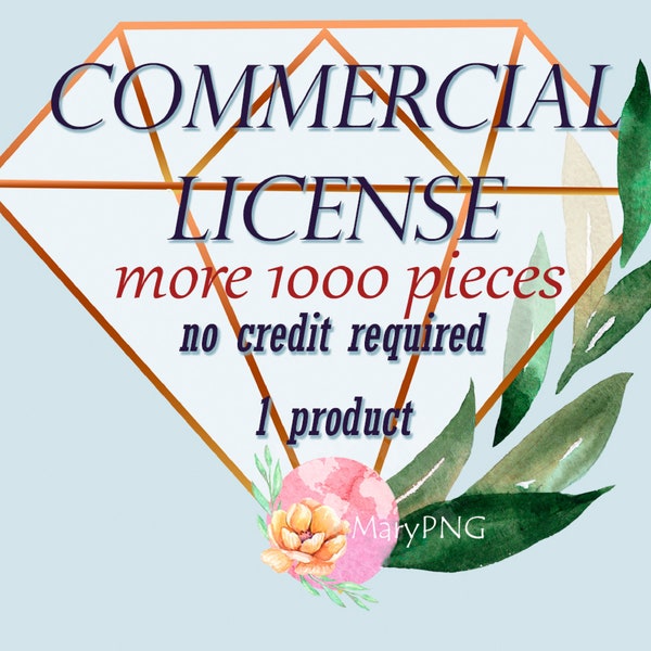 Commercial License - Etsy