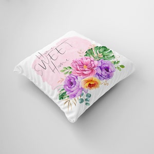 Watercolor Flower PNG Sublimation Design, Purple Floral Png, Watercolor ...