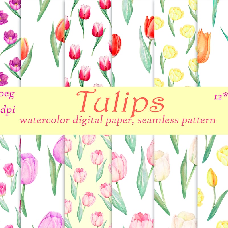 Tulip Pattern - Etsy